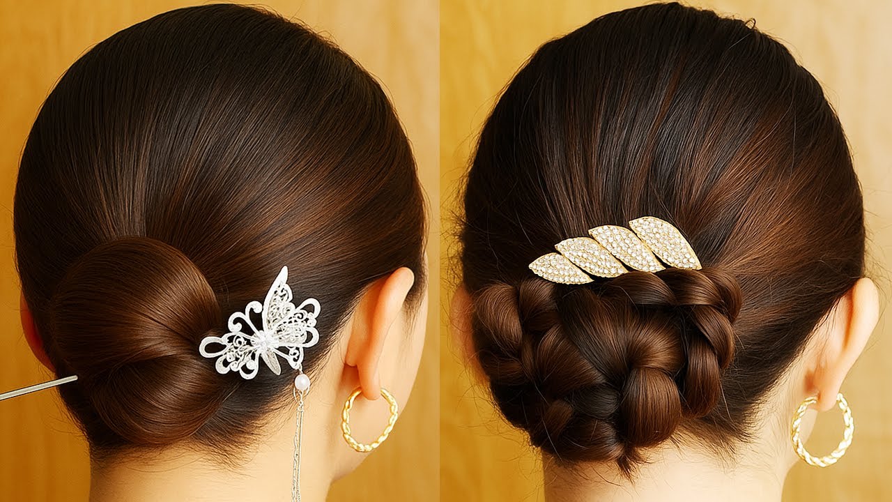Step By Step Very Easy Hairstyle (2 Options!) Easy Hair Tutorial for ...