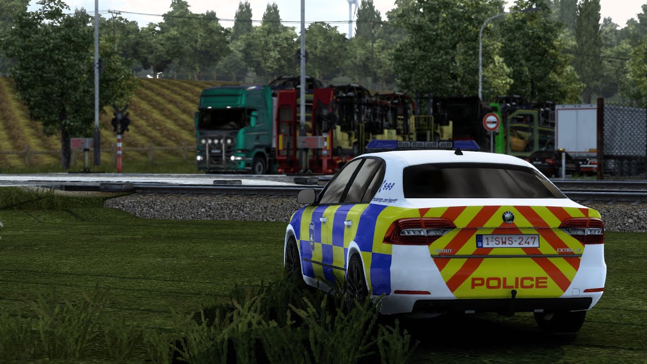 TruckersMP Game Moderator | Police Control at C-D road - YouTube