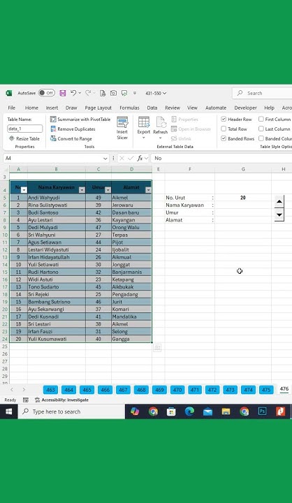 Trik Excel - VLOOKUP dengan Table Array Dinamis #exceltips #exceltricks #excelindonesia - YouTube