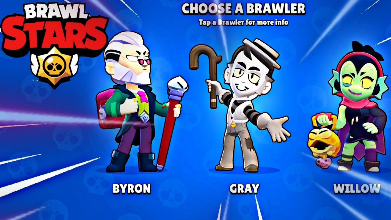 BYRON GRAY WILOW BRAWLSTARS - YouTube