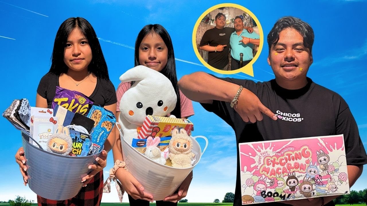 WE MADE EACH OTHER LABUBU BASKETS!! (CELEBRATING MI JEFE’S CUMPLEAÑOS ...