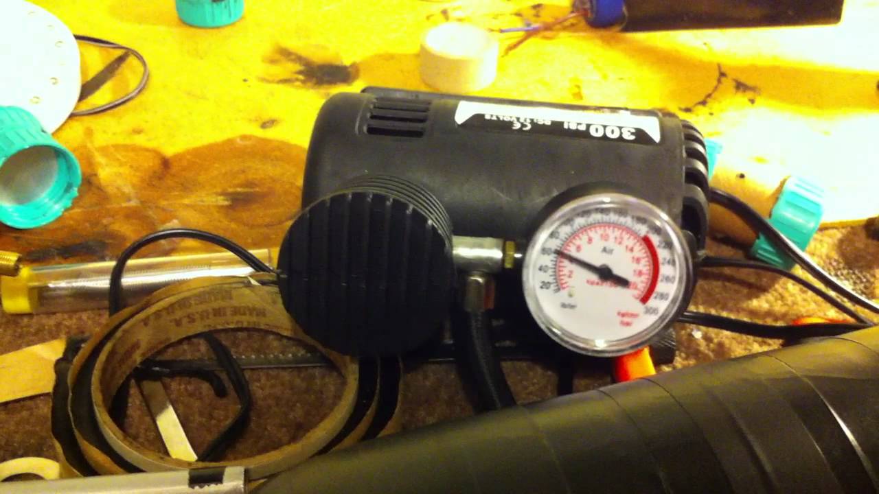 homemade nail gun 90psi part 2 - YouTube