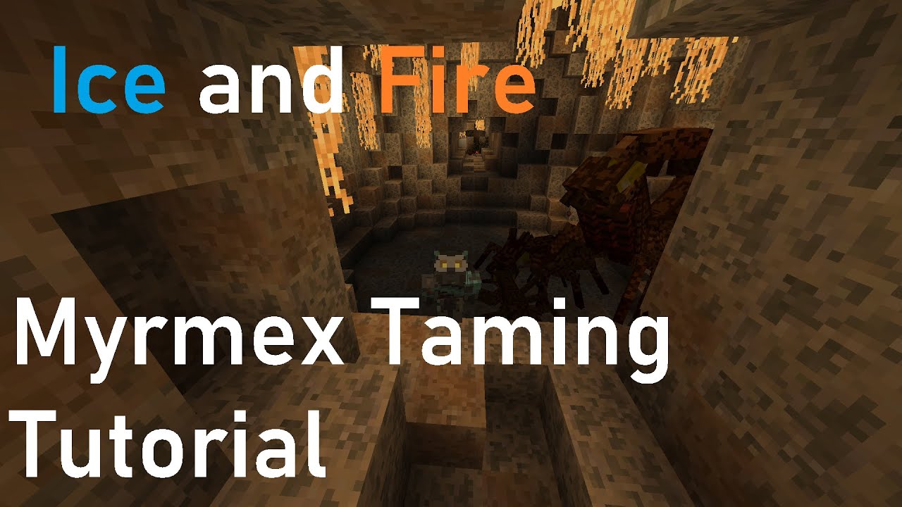 Minecraft Ice and Fire - Myrmex Taming Tutorial - YouTube