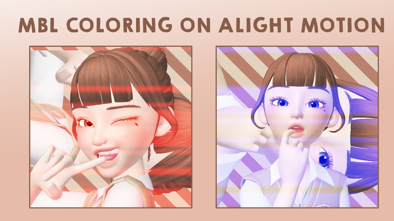 TUTORIAL MBL COLORING ON ALIGHT MOTION - YouTube