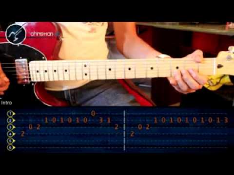 Como tocar Frijolero MOLOTOV SOLO Guitarra HD Tutorial Electrica low ...