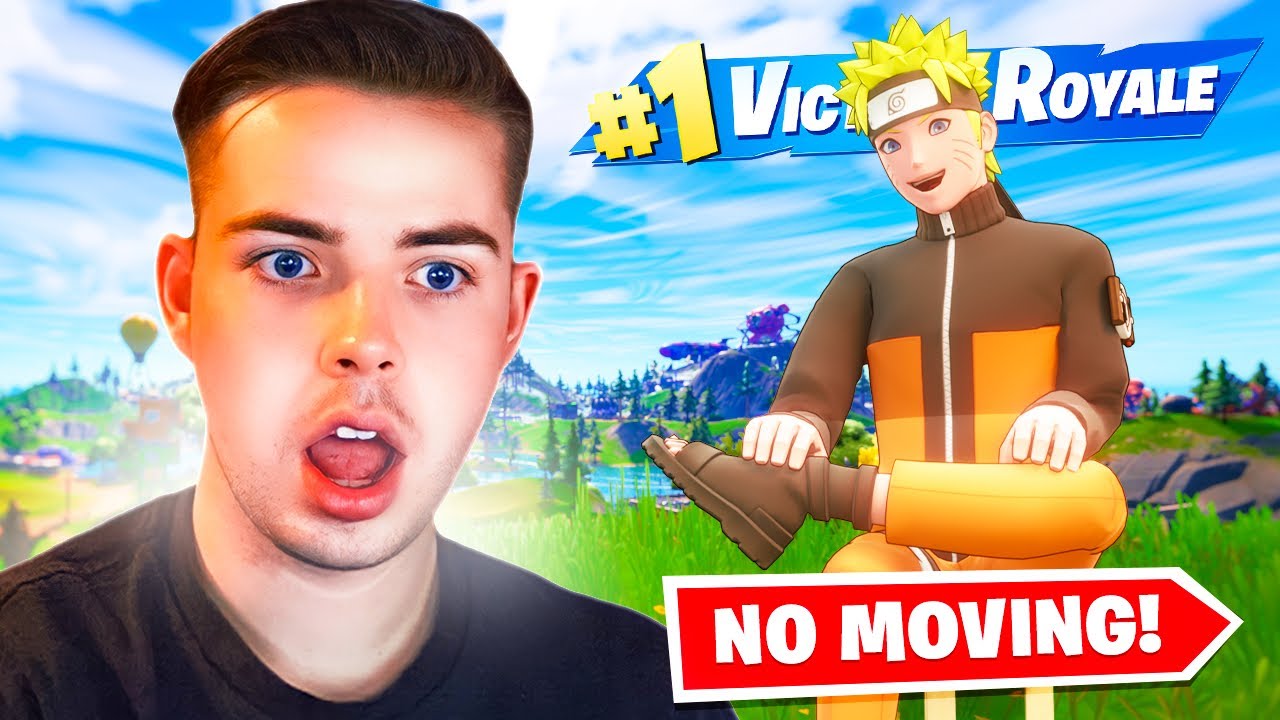 The NO MOVING Challenge in Fortnite! - YouTube