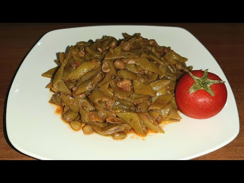 Yaşıl lobya.👉Lobyanın tez və dadlı hazırlanması.Зеленая фасоль.Beans