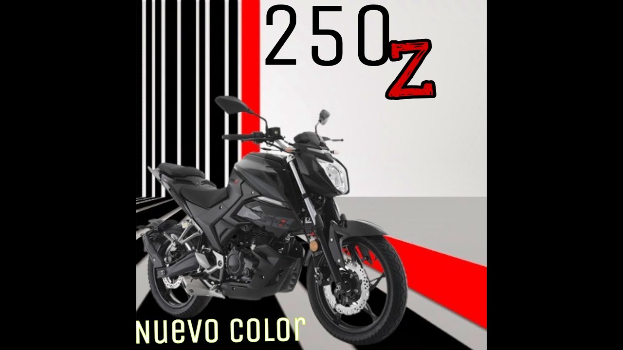 La nueva 250z negra de Italika / Un color más imponente - YouTube