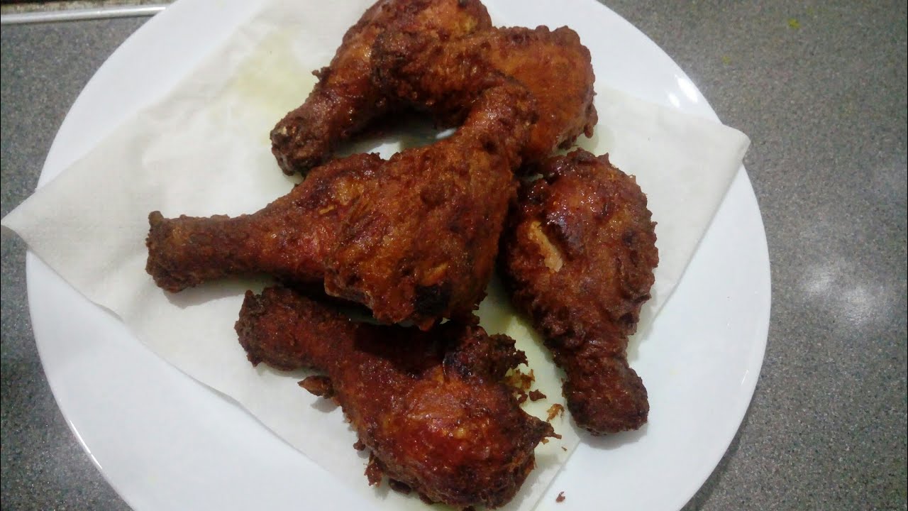 How to make chicken fry (made at home) - YouTube