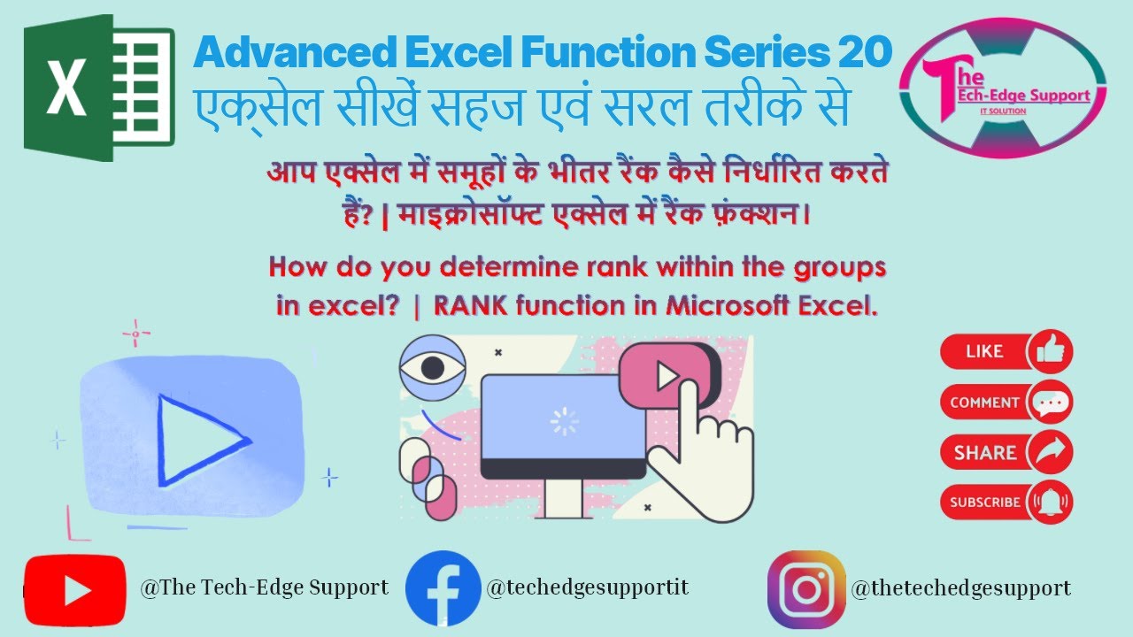 How Do You Determine Rank Within The Groups In Excel RANK Function How Do You Determine Rank Within The Groups In Excel RANK Function