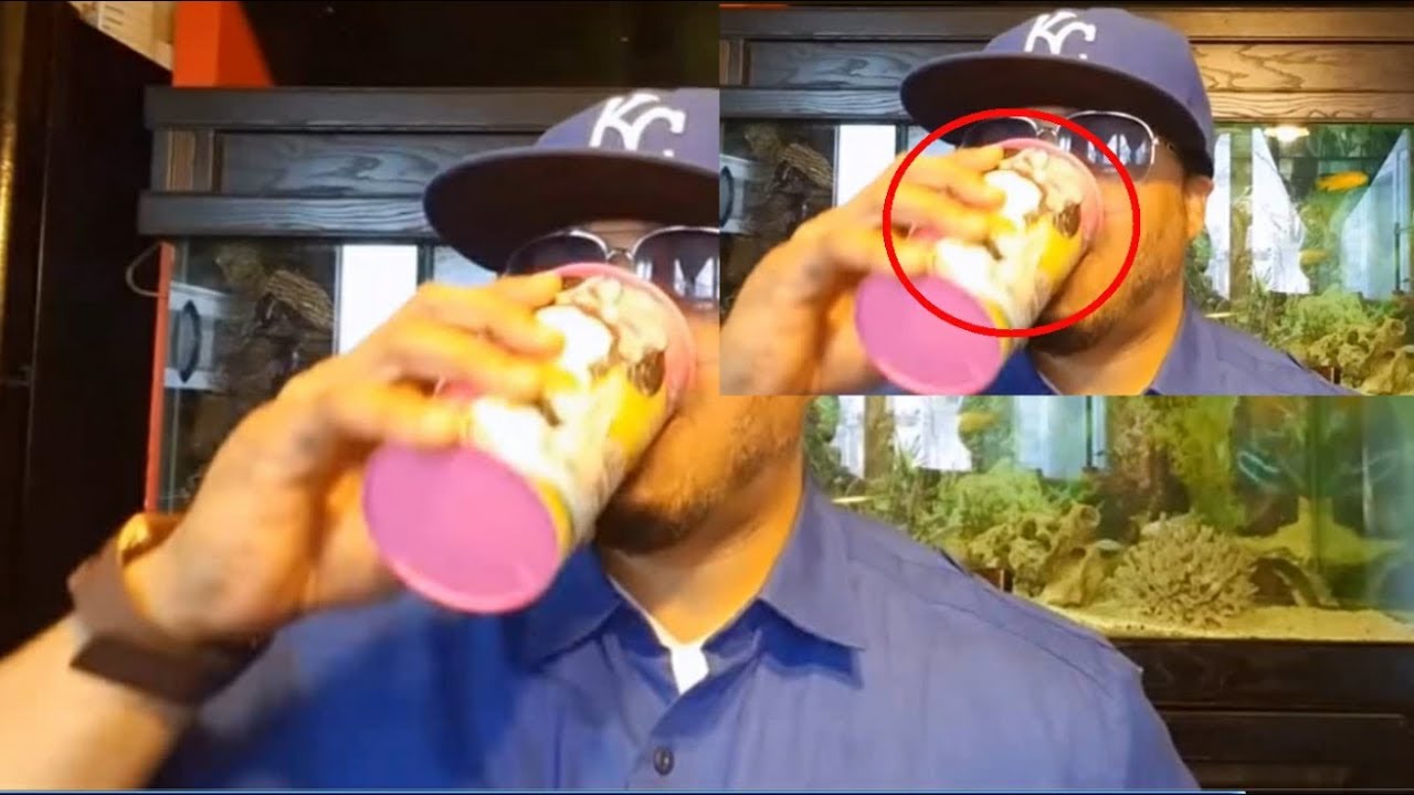 Poppy Drinks From Mickey Mouse Cup - YouTube