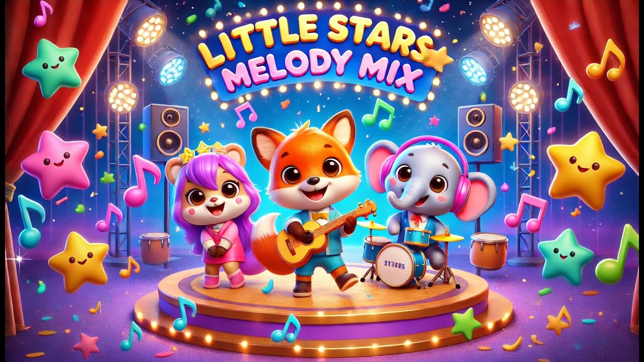 Little Stars Melody Mix | Nursery Rhymes - YouTube