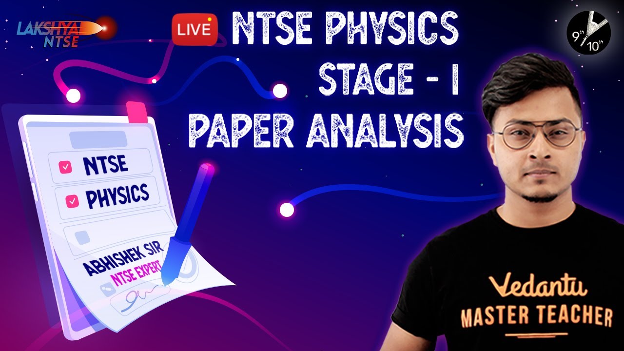 NTSE Physics Stage 1: Paper Analysis & Solutions 2019-20 | NTSE SAMPLE ...