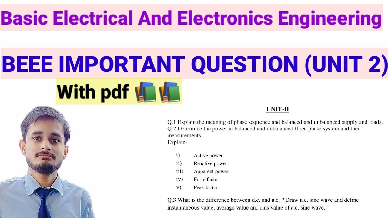 Basic Electrical And Electronics Engineering || AC Circuit || RGPV ...