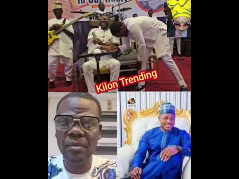 Alh Oriyomi Hamzat  On Stage With Yinka Ayefele