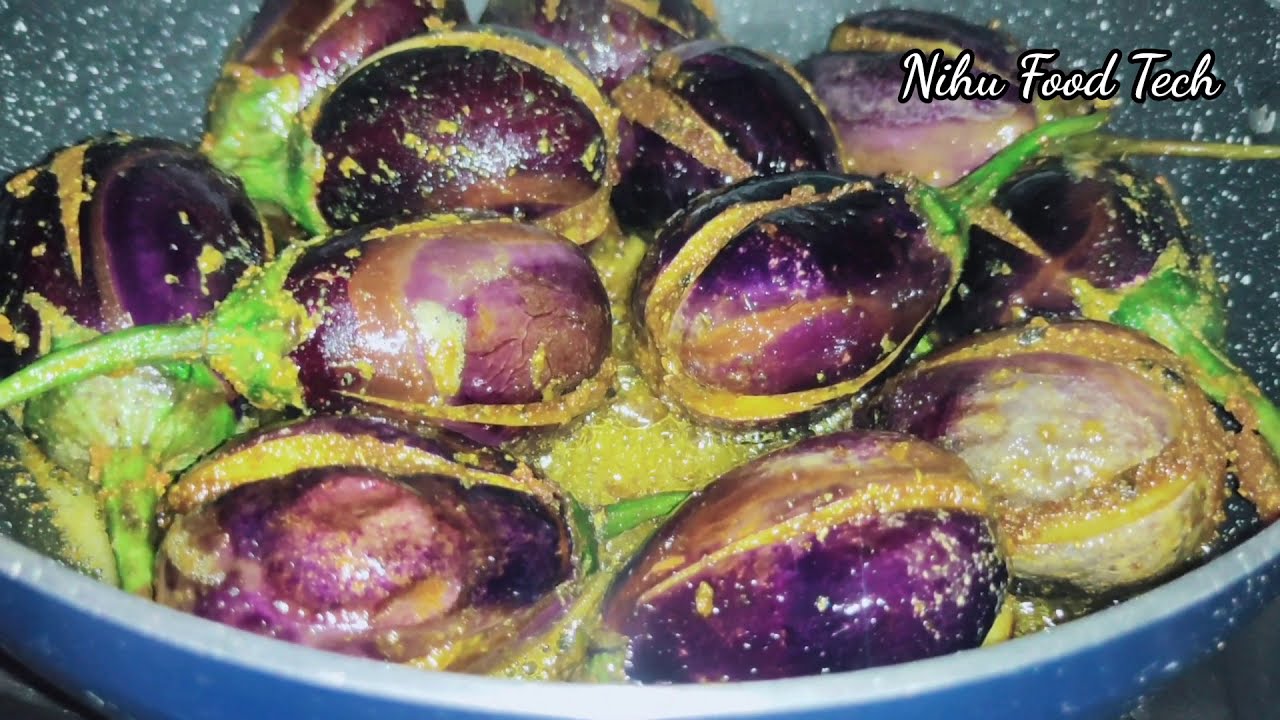 Stuffed eggplant /bharwa baigan/stuffed baigan Receipe in dhabba style ...