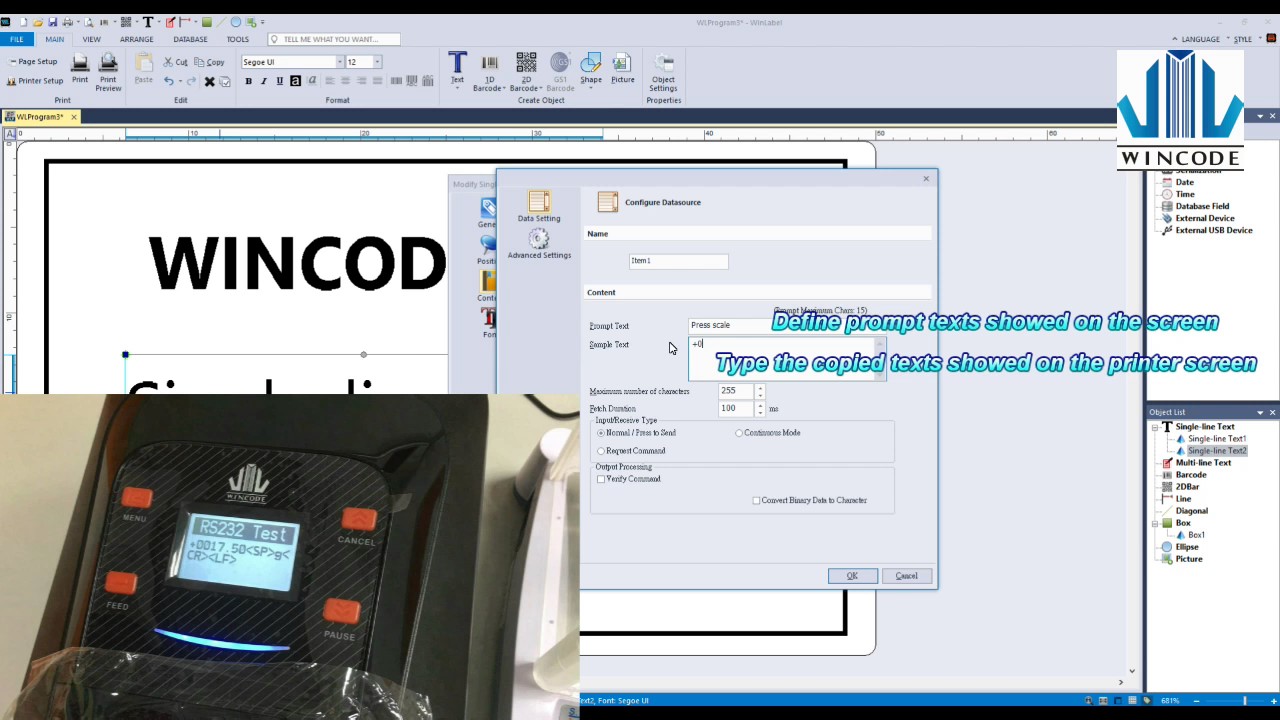 WINCODE - Scale Connecting Guide - YouTube