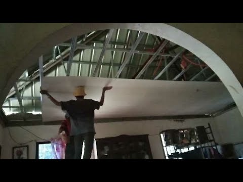 CEILING INSTALLATION HARDIFLEX AND TOTAL COST? - YouTube