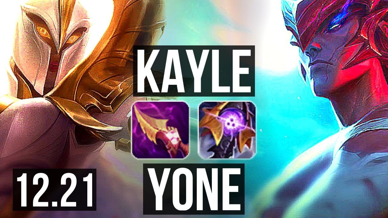 KAYLE vs YONE (TOP) | 2.9M mastery, 700+ games | KR Diamond | 12.21 - YouTube