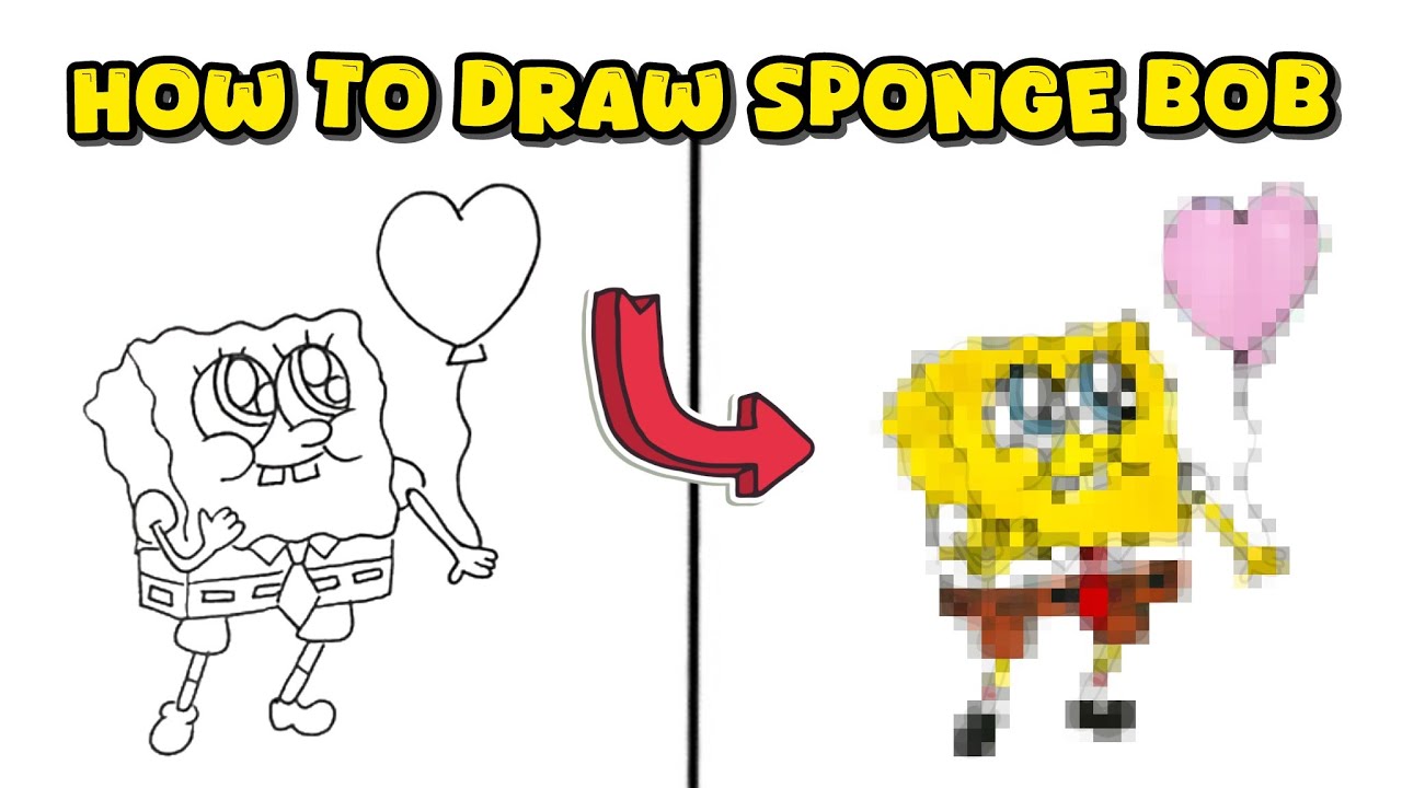 How to Draw SpongeBob SquarePants – Fun and Easy Cartoon Art Tutorial ...