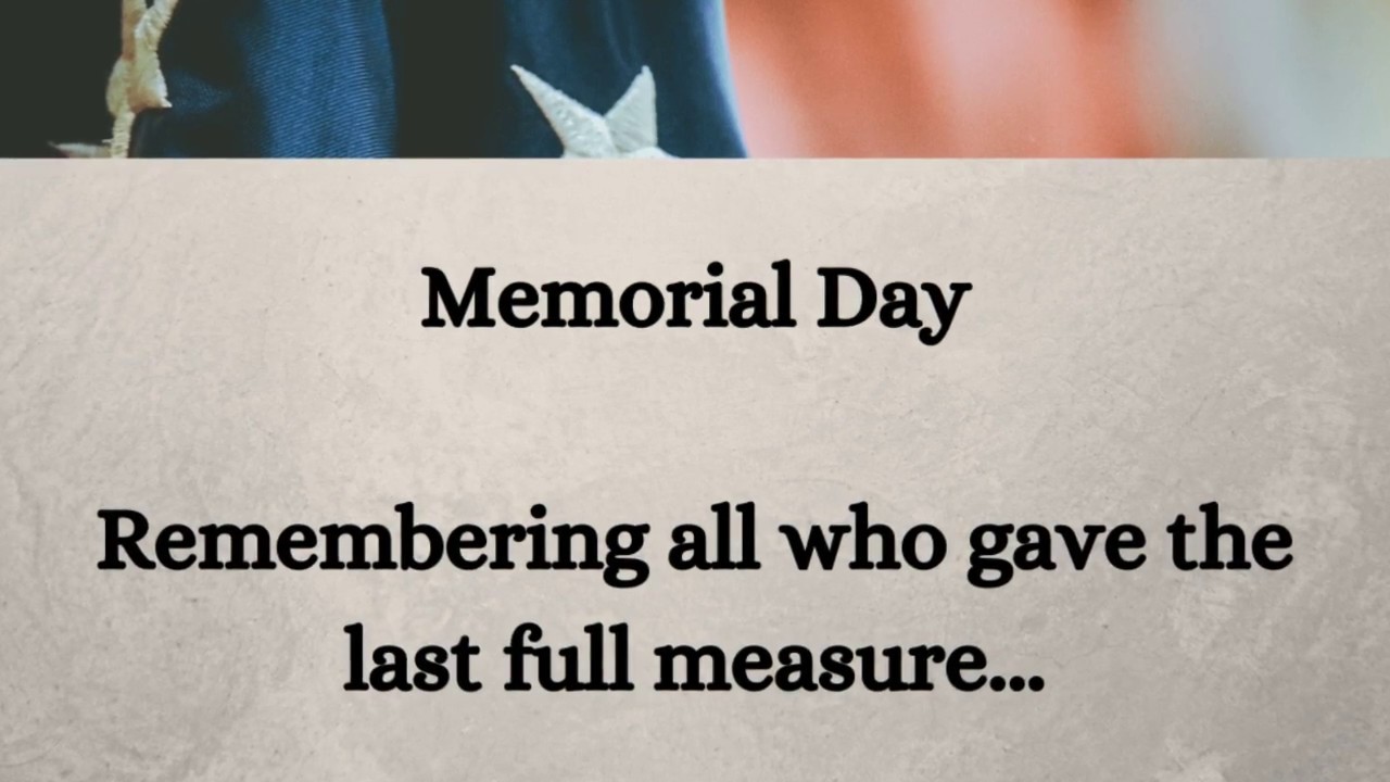 Where Valor Proudly Sleeps (Memorial Day 2020) - YouTube