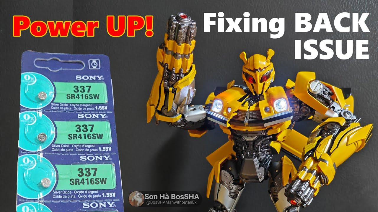 Toyboy W01 HXZ Bumblebee Install Battery & Fixing issue | Transformers ...