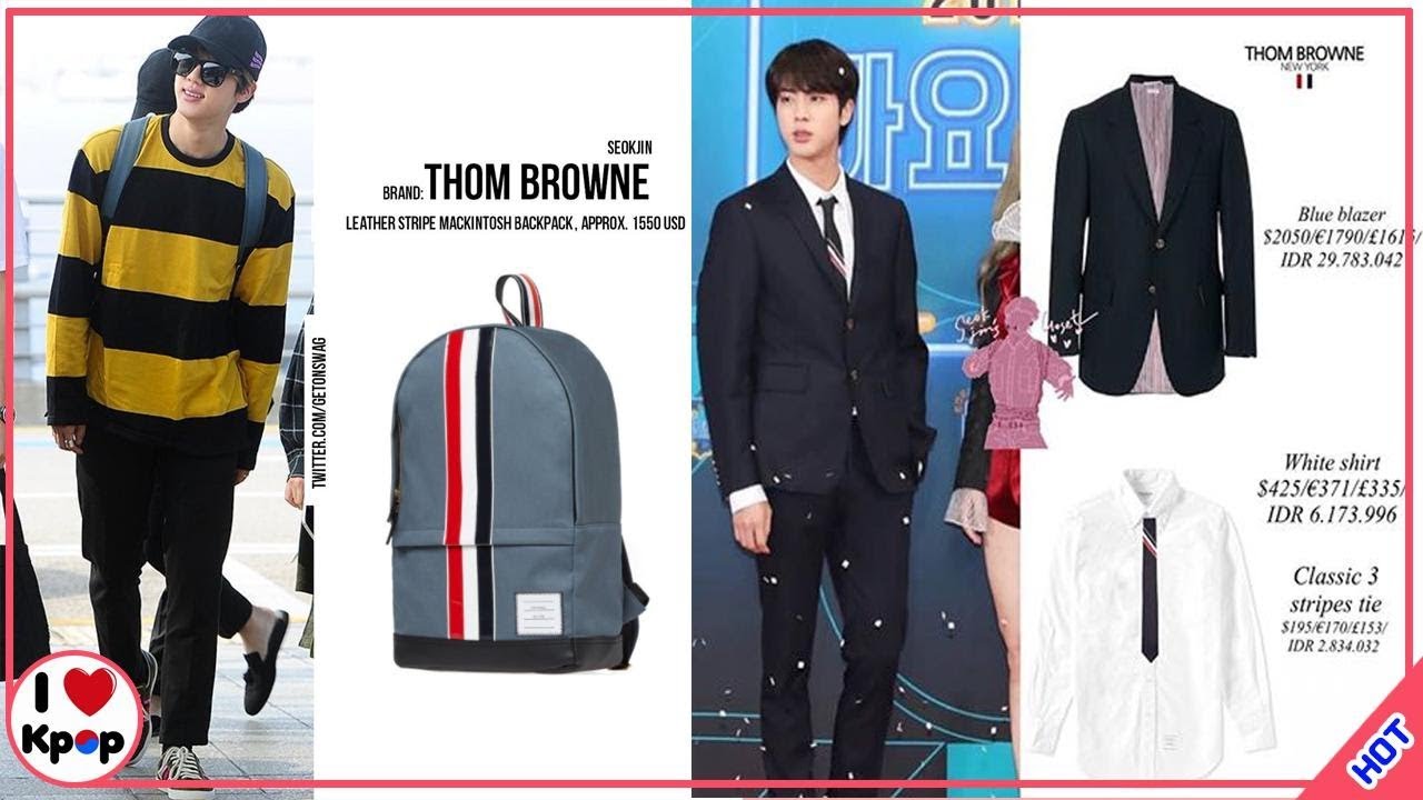 It's Jin's "simple reason" when he only bought clothes from a famous ...