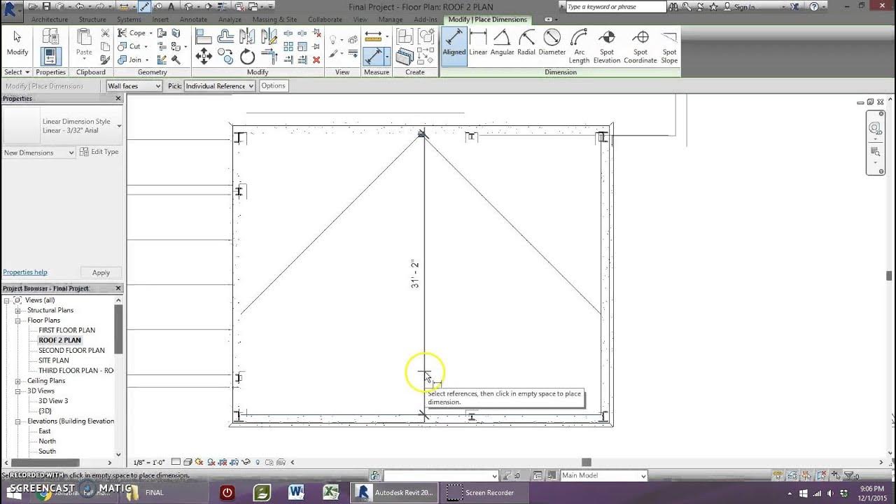 How to add crickets to a flat Roof in Revit - YouTube