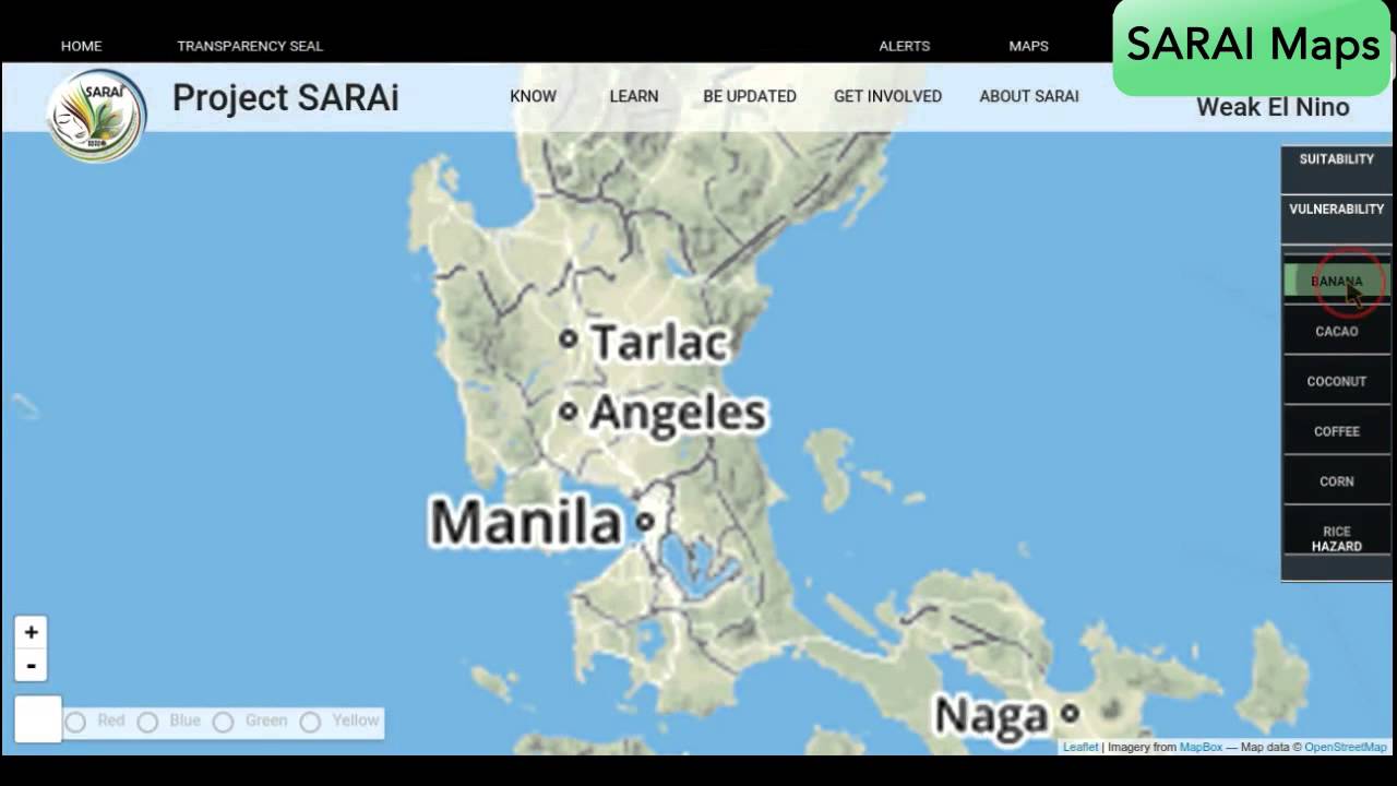 SARAI Interactive Maps and Real-time Data - YouTube