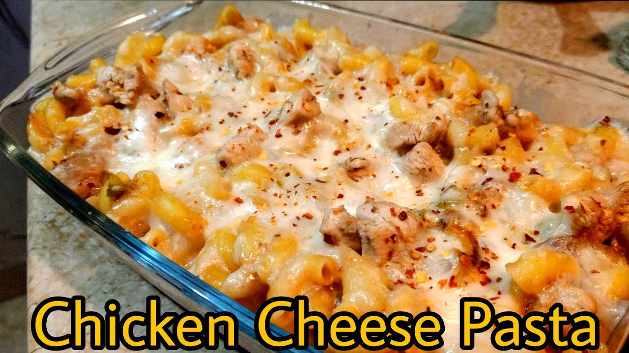 Chicken Cheese Pasta without Oven Recipe by Desi Food Kitchen - YouTube