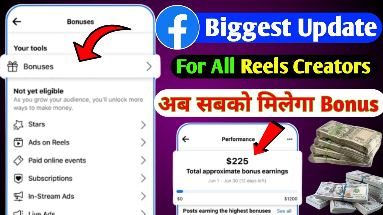Facebook Performance Bonus Update | Facebook Monetization 2023 ...