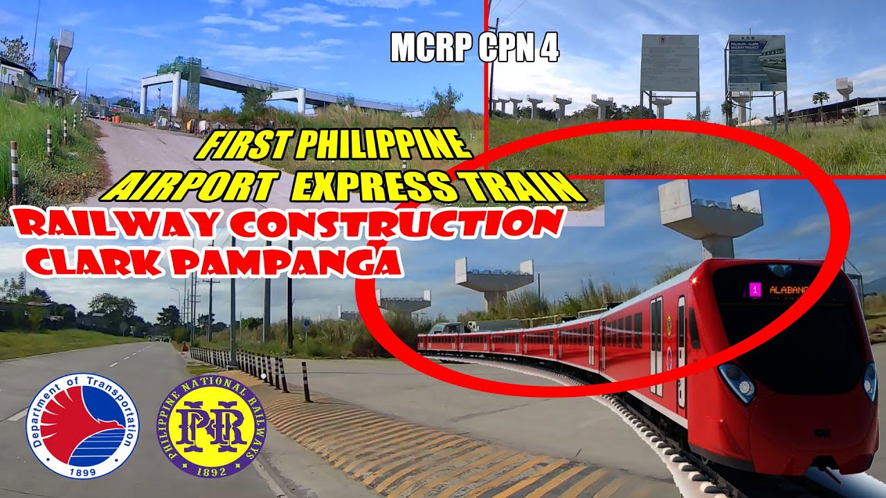 first philippine airport express train - railway const clark pampanga ...