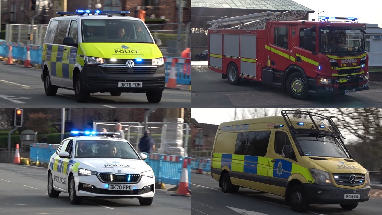 NEW Merseyside Police Vehicles Responding on Blue Lights and Sirens ...