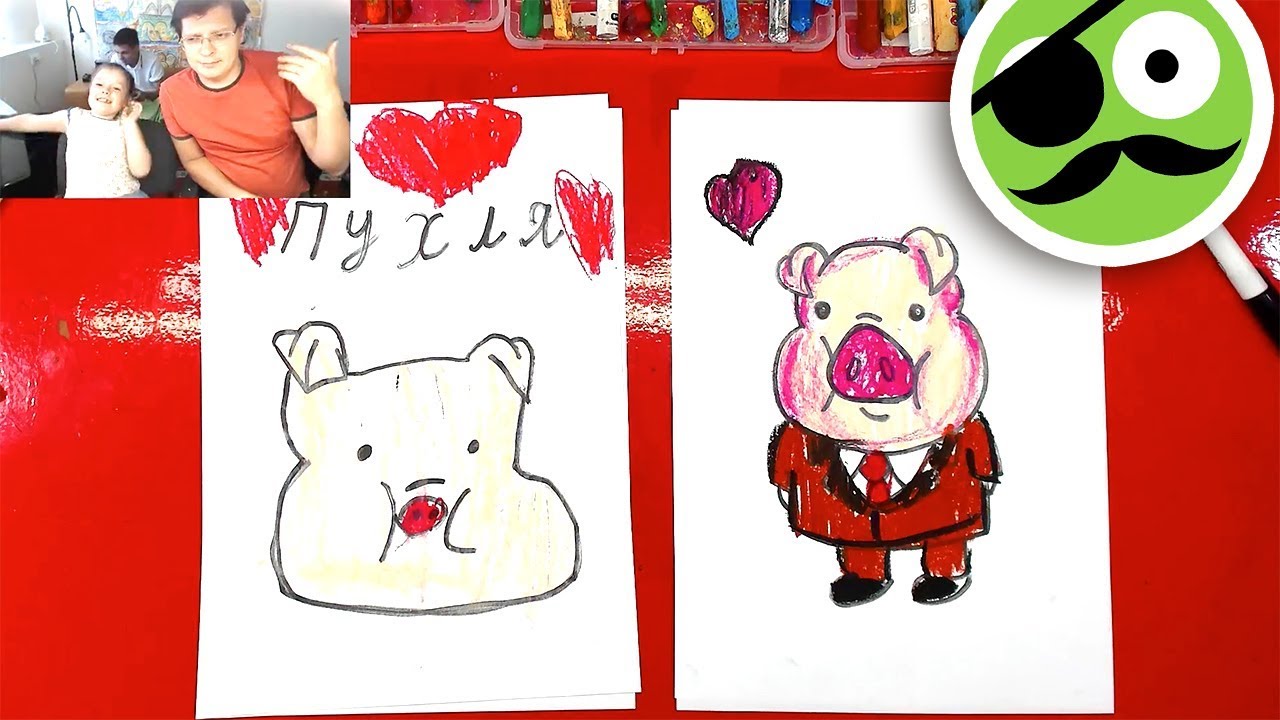 How to draw Waddles from Gravity Falls - YouTube