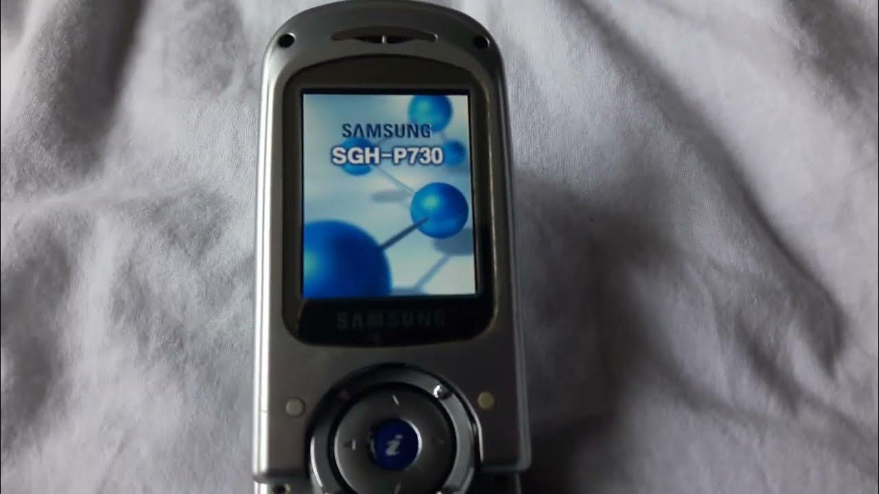 Samsung SGH P730 vs X460 vs E330: Startup and Shutdown race! - YouTube