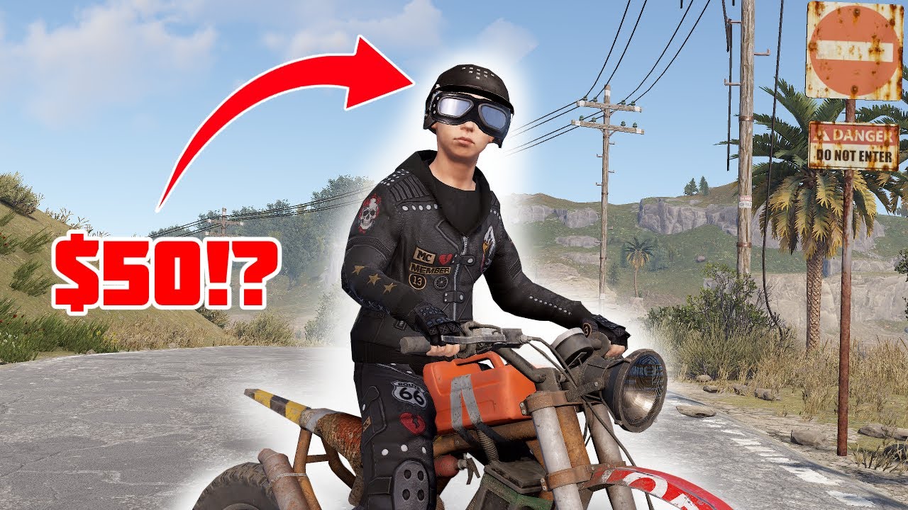 Biker Goth Helmet Price Behaviour (Rust Skin Investing) - YouTube