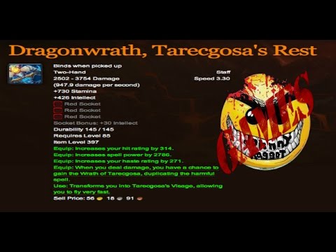 I finally got Tarecgosa’s staff - YouTube