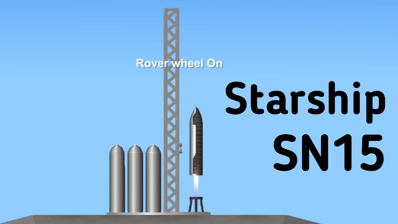 Starship SN15 | Spaceflight Simulator #sfs #spacex #sn15 #viral - YouTube