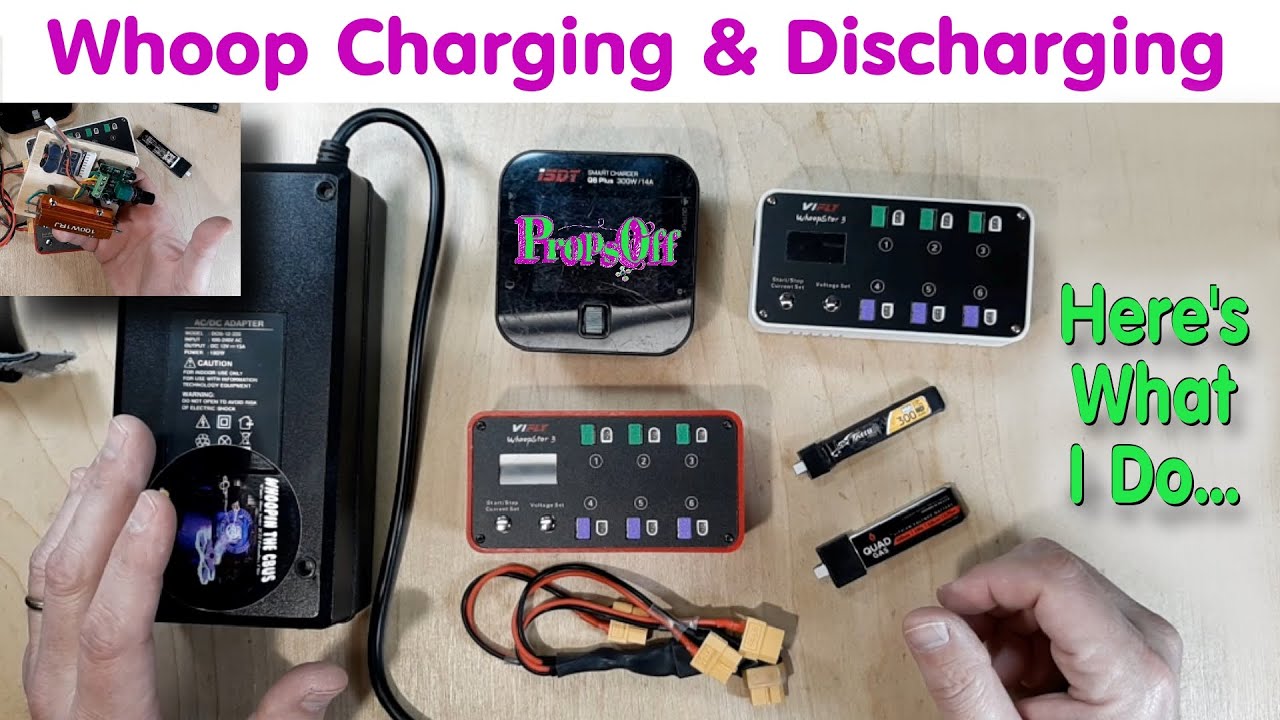 1S Lipo Whoop Charging & Discharging & How To Charge 1S - 6S Lipo ...