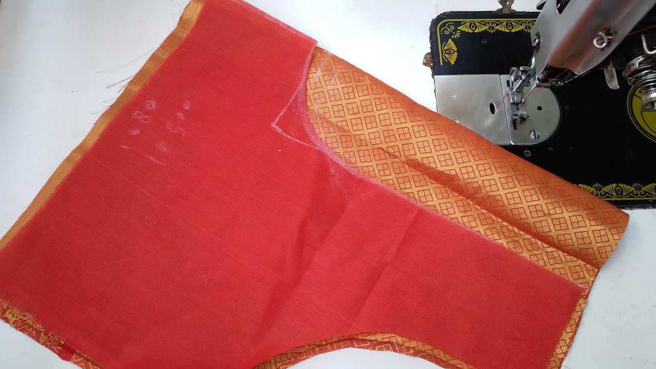 Simple And Easy Blouse Design | Blouse Back Neck Designs | Blouse ...