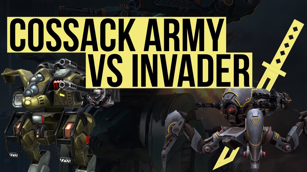 WAR ROBOTS COSSACK ARMY VS INVADER - YouTube