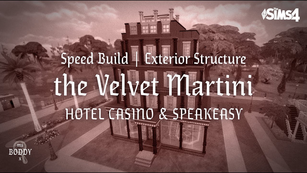 The Sims 4 | BUILD Casino Speakeasy | Exterior - YouTube