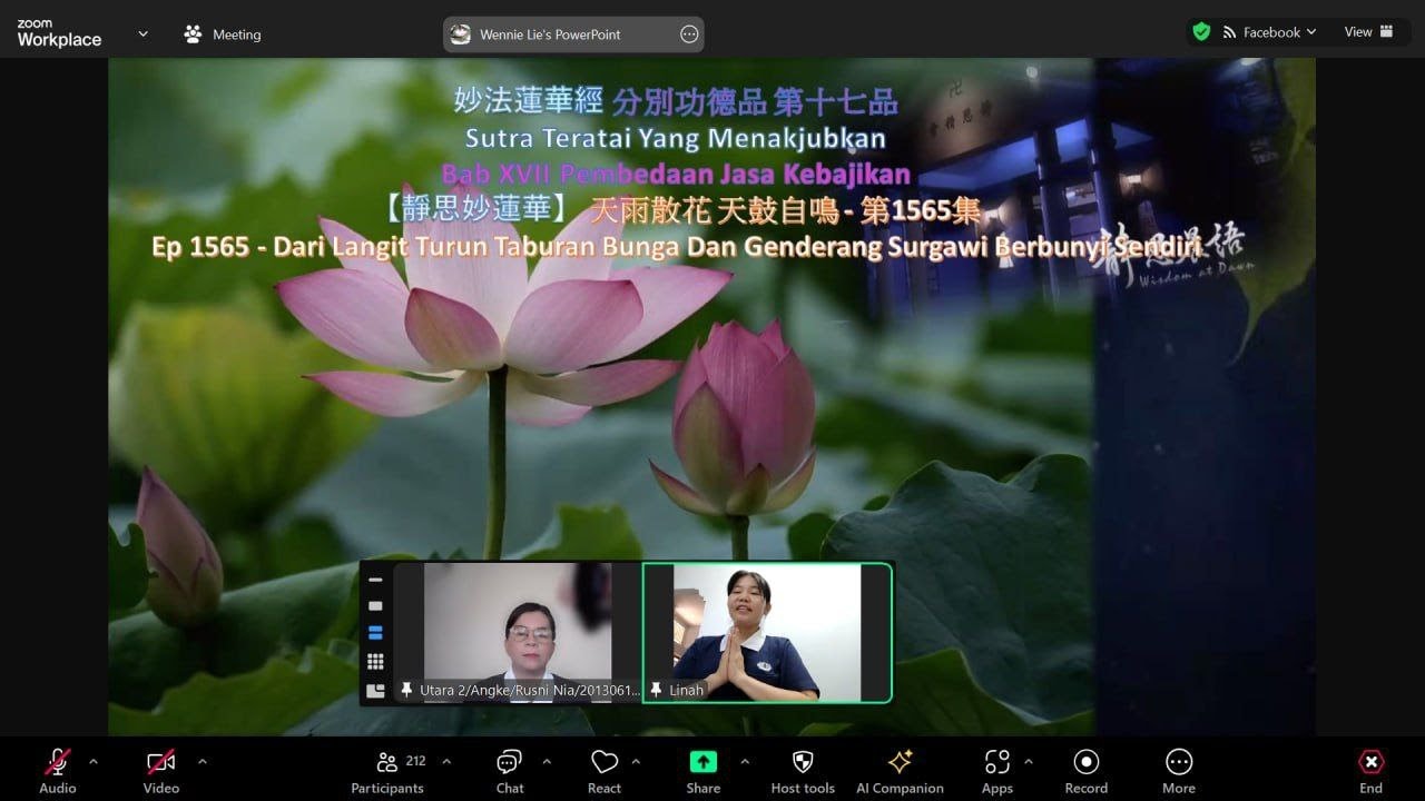 Rabu, 31 Juli 2024 - Sharing Xun Fa Xiang Indonesia - Sutra Teratai Ep ...