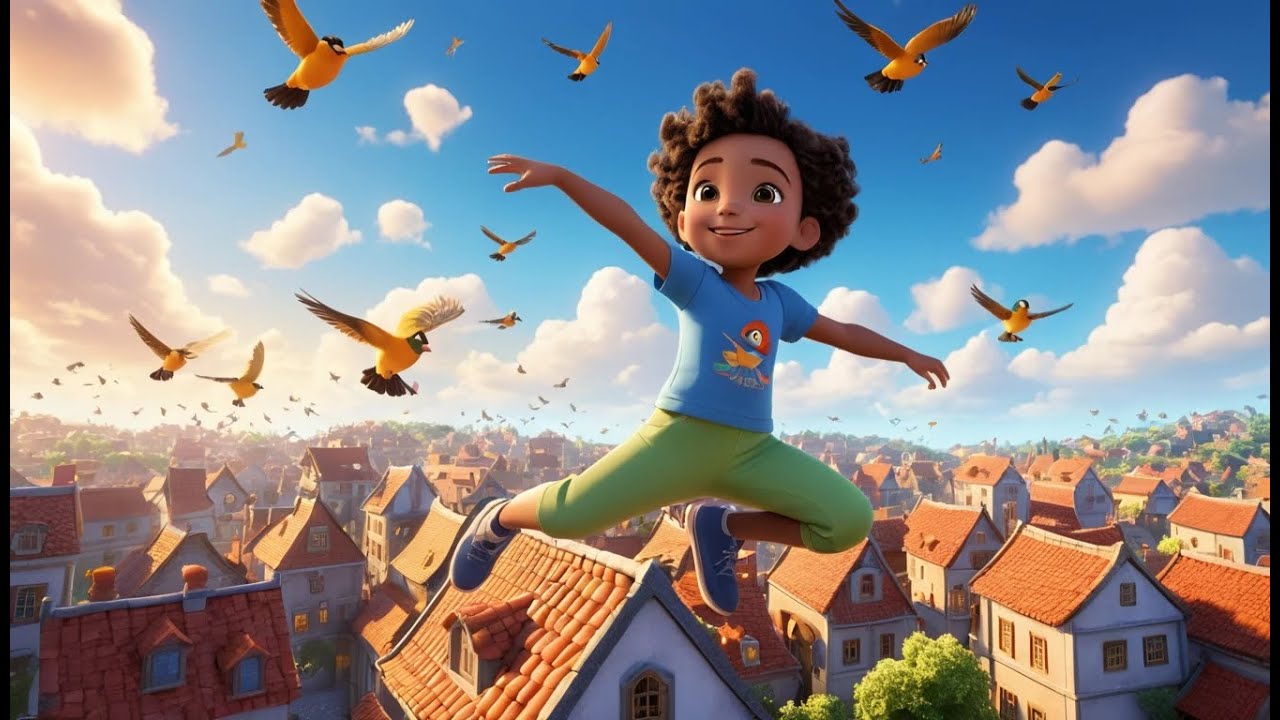 Fly, Fly So High, Up into the Sky | Fun Action Song for Kids | Sing ...