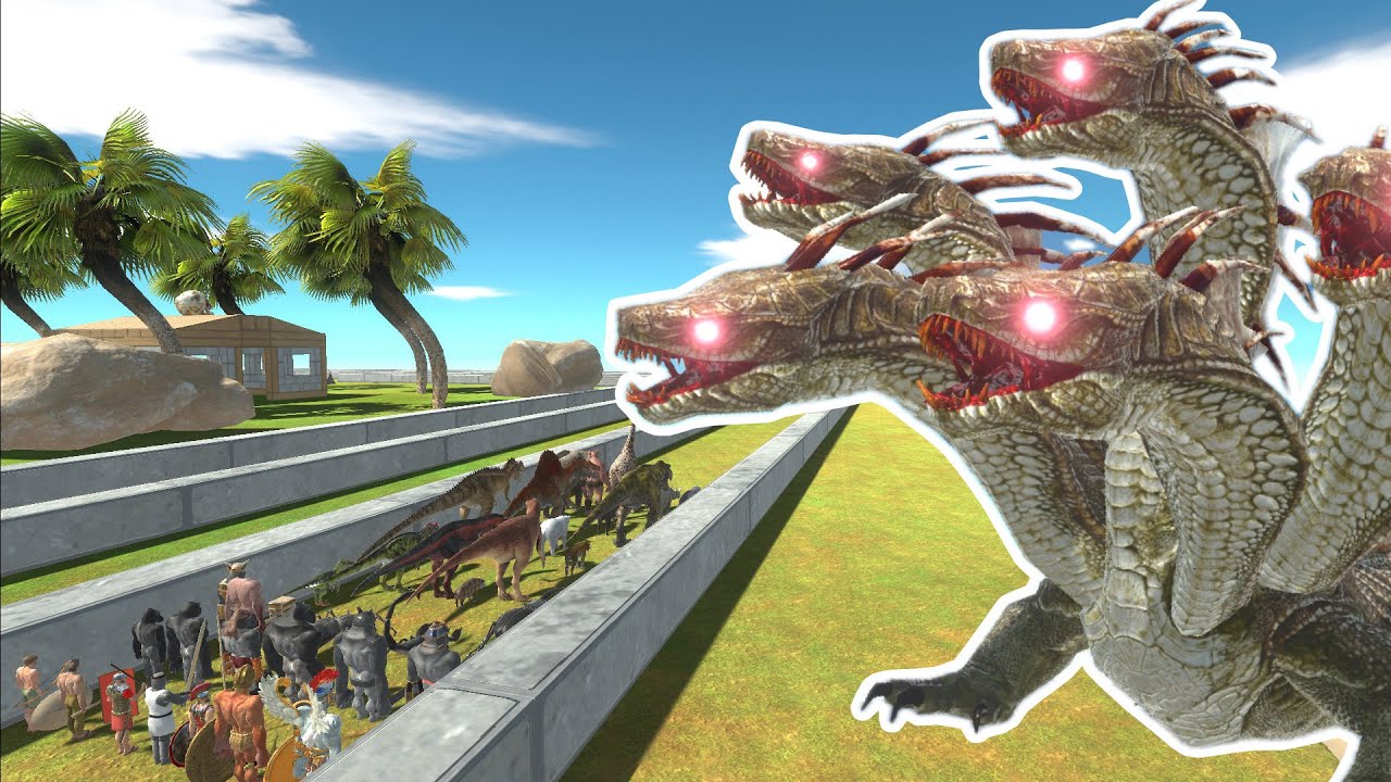 ESCAPE FROM ALIEN HYDRA - ARBS - Animal revolt battle simulator - YouTube