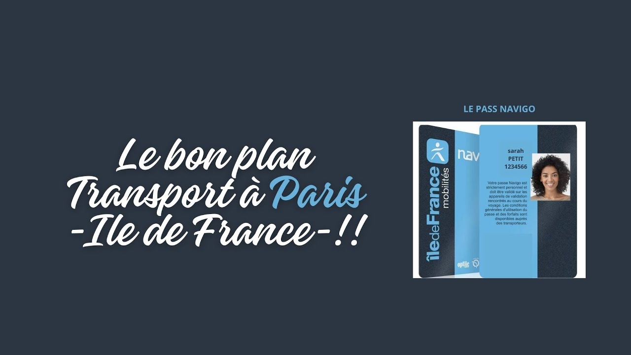 le Bon plan Transport à Paris - Ile de France - YouTube