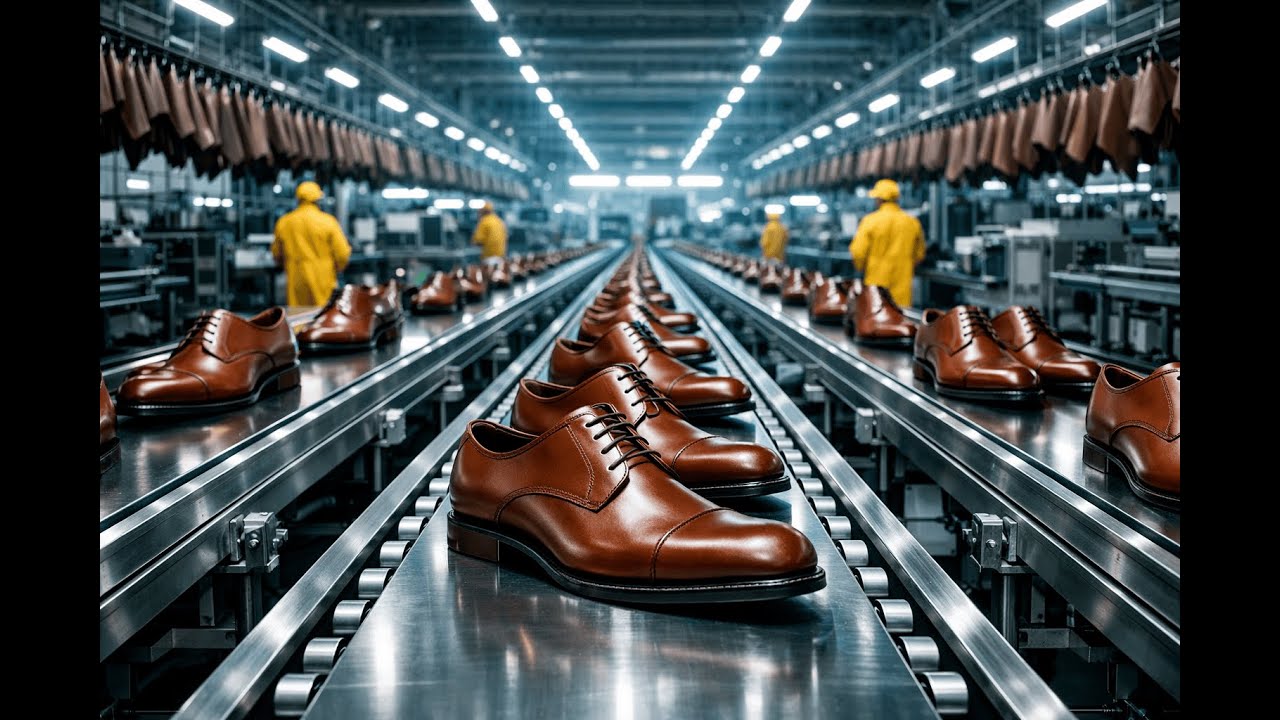 Inside a Royal Leather Shoe Factory | From Raw Leather to Luxury Shoes ...