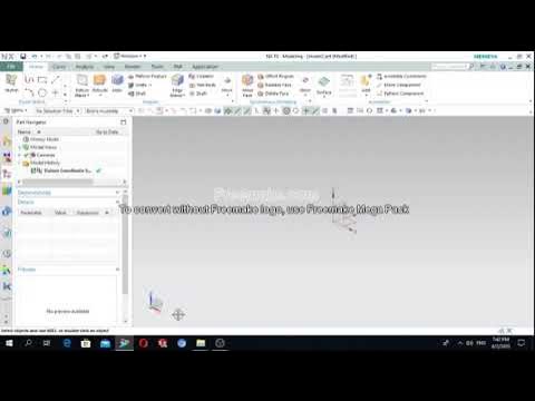 How to use Chamfer, Fillet and Mirror functions in NX unigraphics - YouTube