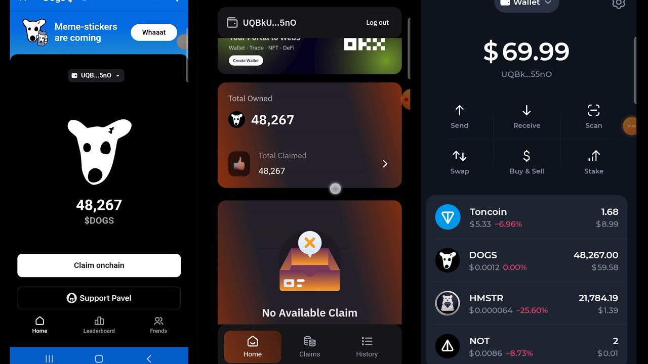 $DOGS Airdrop Claim: How to Withdraw $DOGS token to Tonkeeper wallet ...