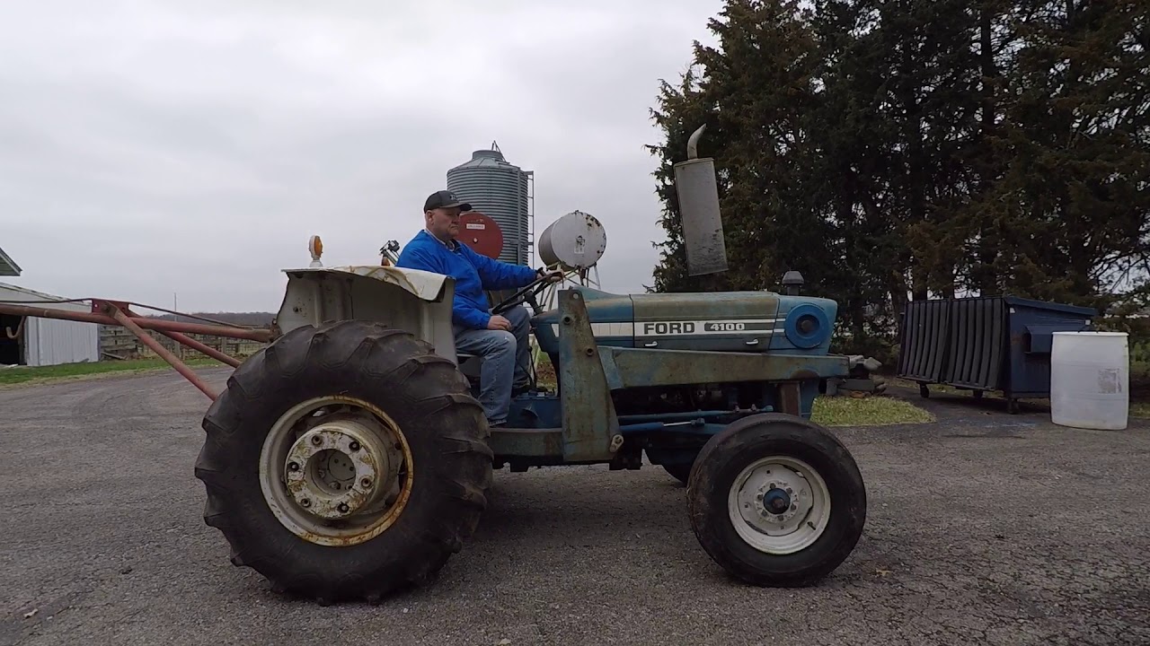 Ford 4100 Tractor, Online Only Auction, AuctionKansasCity.com - YouTube